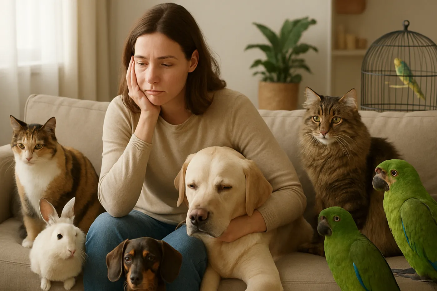 When a House Full of Pets Replaces Human Interaction - Sectionpedia